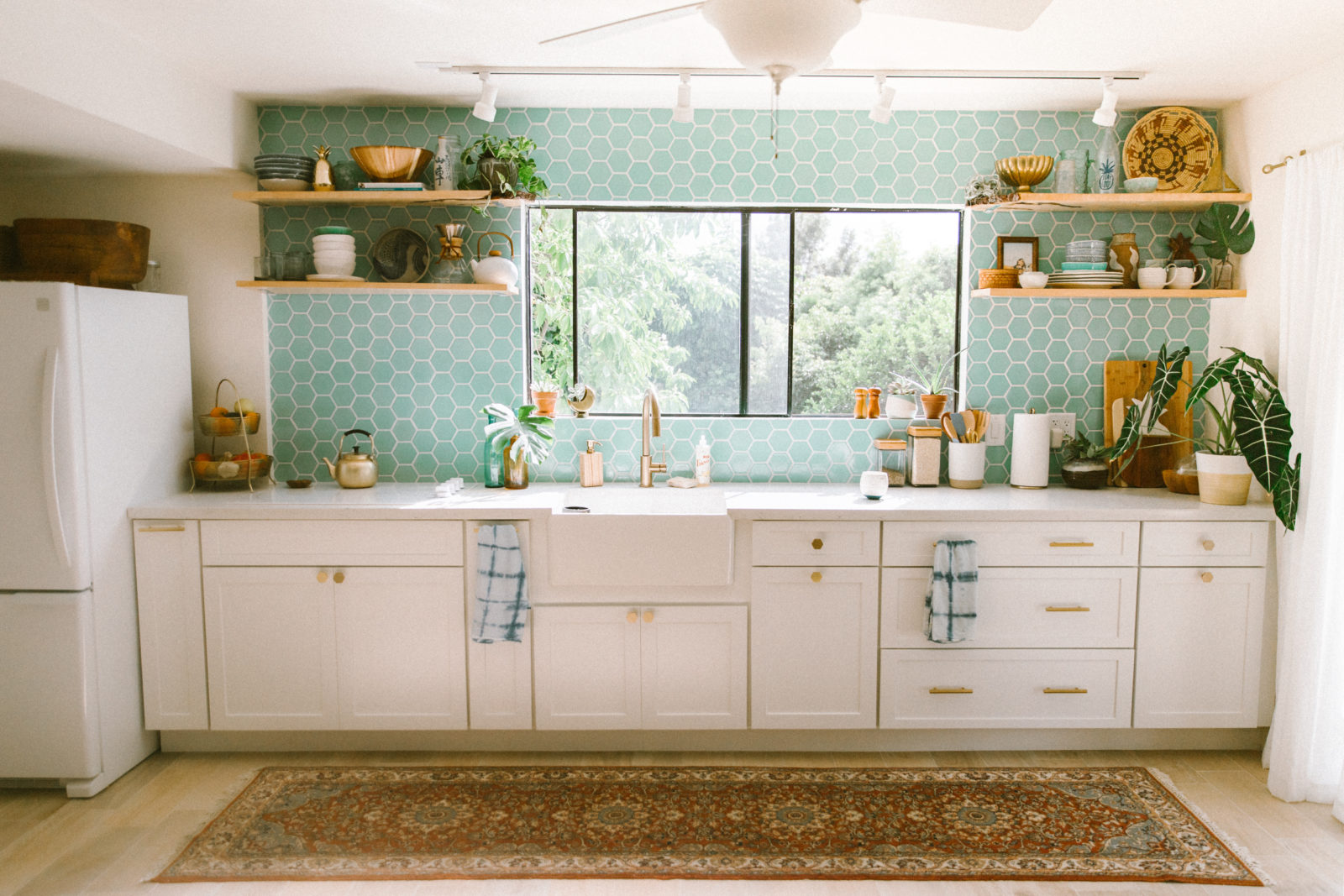 Our Tropical, Bohemian Kitchen Renovation Reveal - elanaloo.com